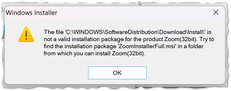 Solved: Unable to uninstall 32-bit version 5.12.10650 - Zoom Community